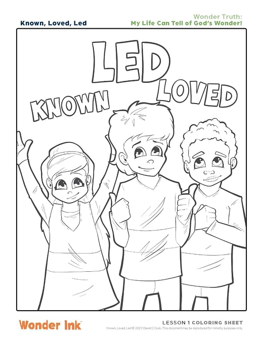 led coloring pages