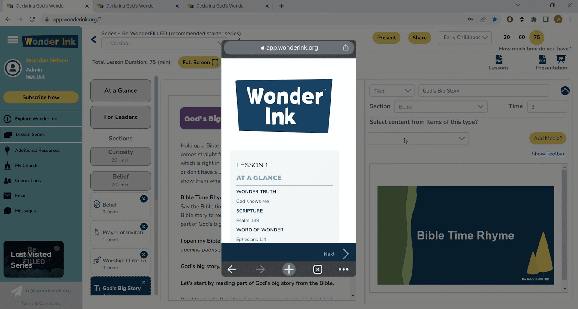 How to Present a Lesson - Wonder Ink